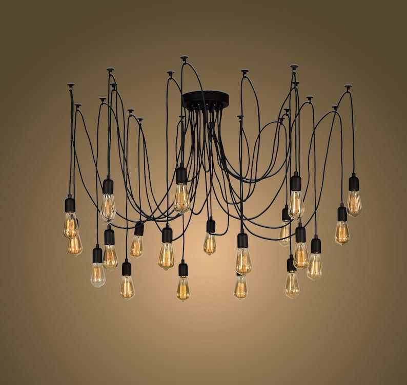 Spider Chandelier Pendant Light, Spider Pendant Light, Minimal Modern ...