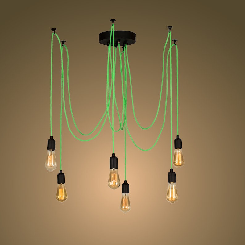 Spider Chandelier Pendant Light, Spider Pendant Light, Minimal Modern ...