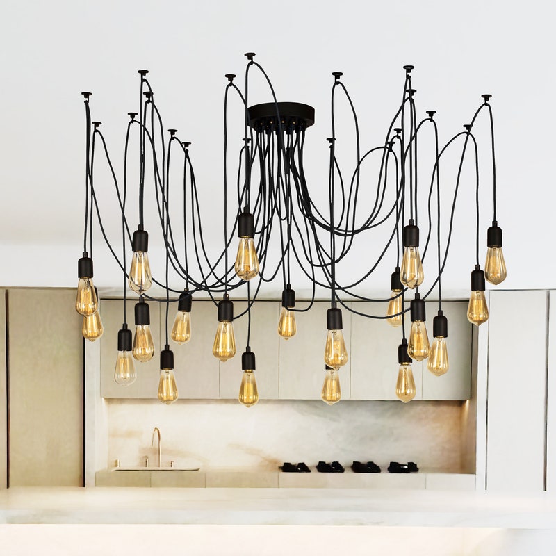 Spider Light Fixture - Etsy