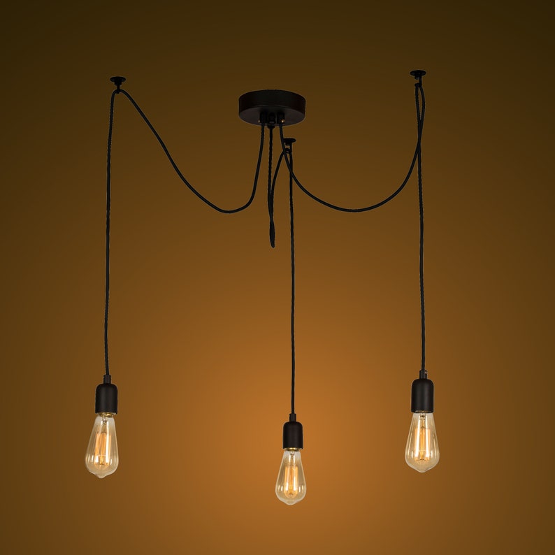 Spider Chandelier Pendant Light, Spider Pendant Light, Minimal Modern ...