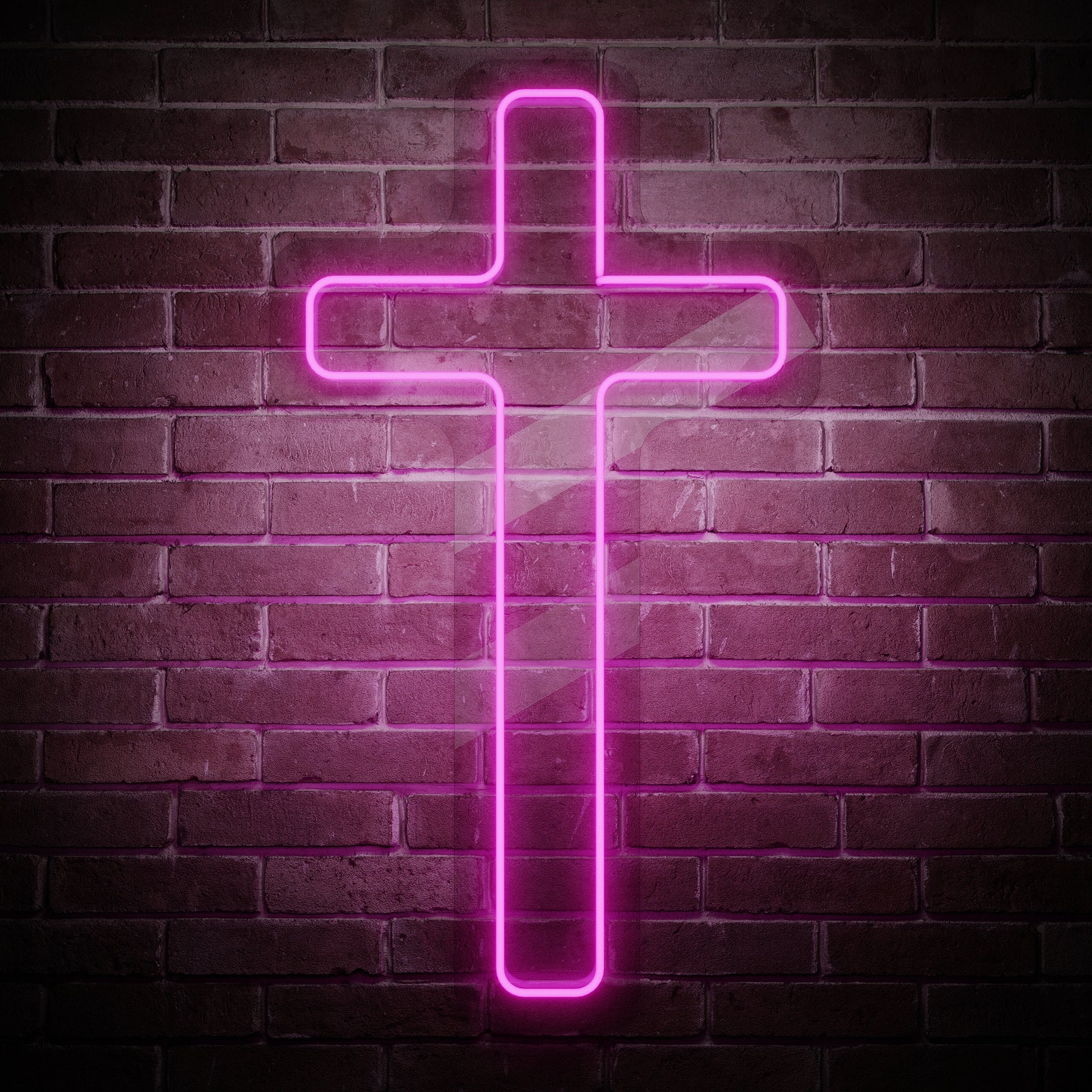 Cross Neon Sign, Christian Cross Led Neon Light, Cross Jesus Neon Sign ...