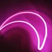 Moon Neon Sign, Crescent Moon Neon Light Sign, Bedroom Wall Decor, Neon ...