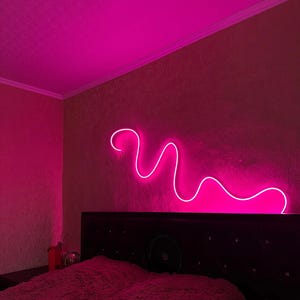 Neon Strip Lights, Multicolor LED Strip Lights, Neon Rope Lamp, Pink ...
