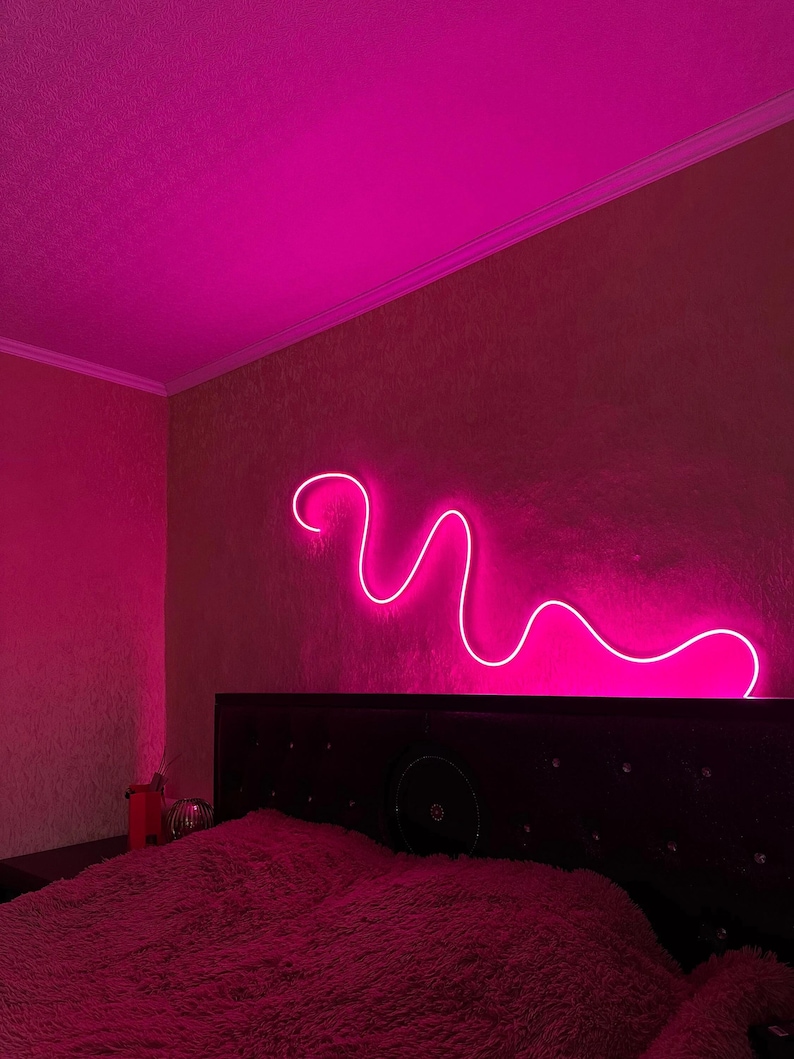 Neon Strip Lights, Multicolor LED Strip Lights, Neon Rope Lamp, Pink ...