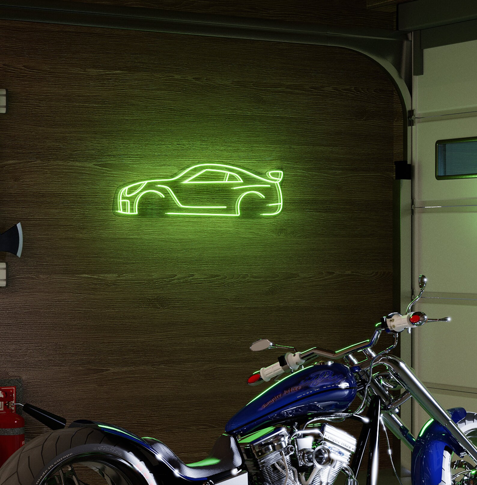 Car Neon Sign, Sport Car Light up Sign, LED Neon Sign, Garage Sign ...