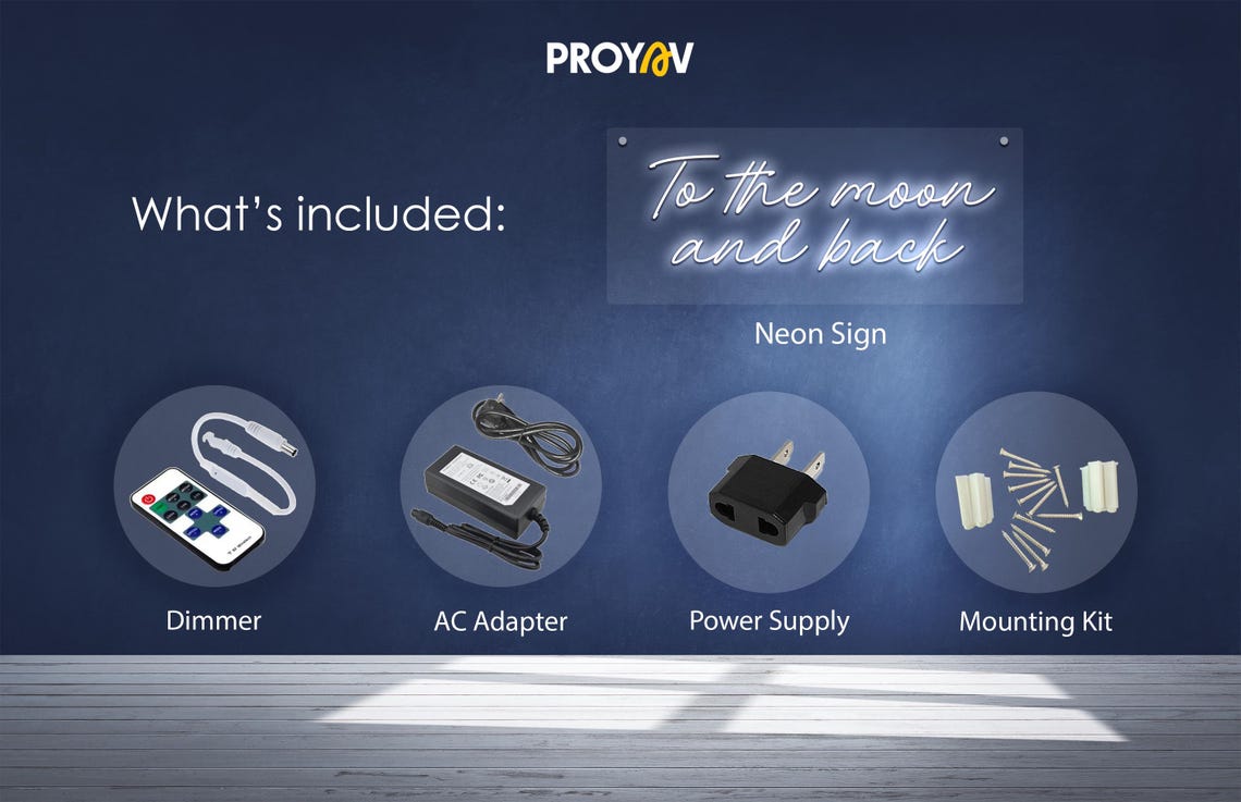 Moon Neon Sign, Crescent Moon Neon Light Sign, Bedroom Wall Decor, Neon ...