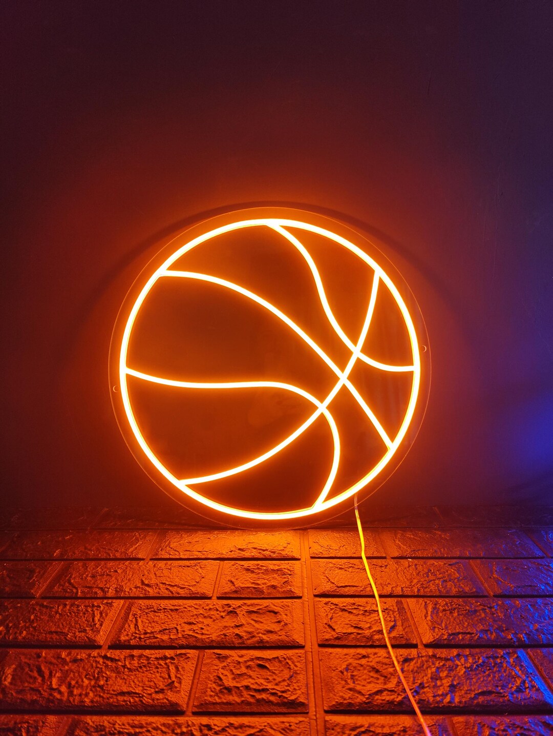 Basketball Neon Sign, Sport Neon Light up Sign, Wall Decor Bedroom, Led ...
