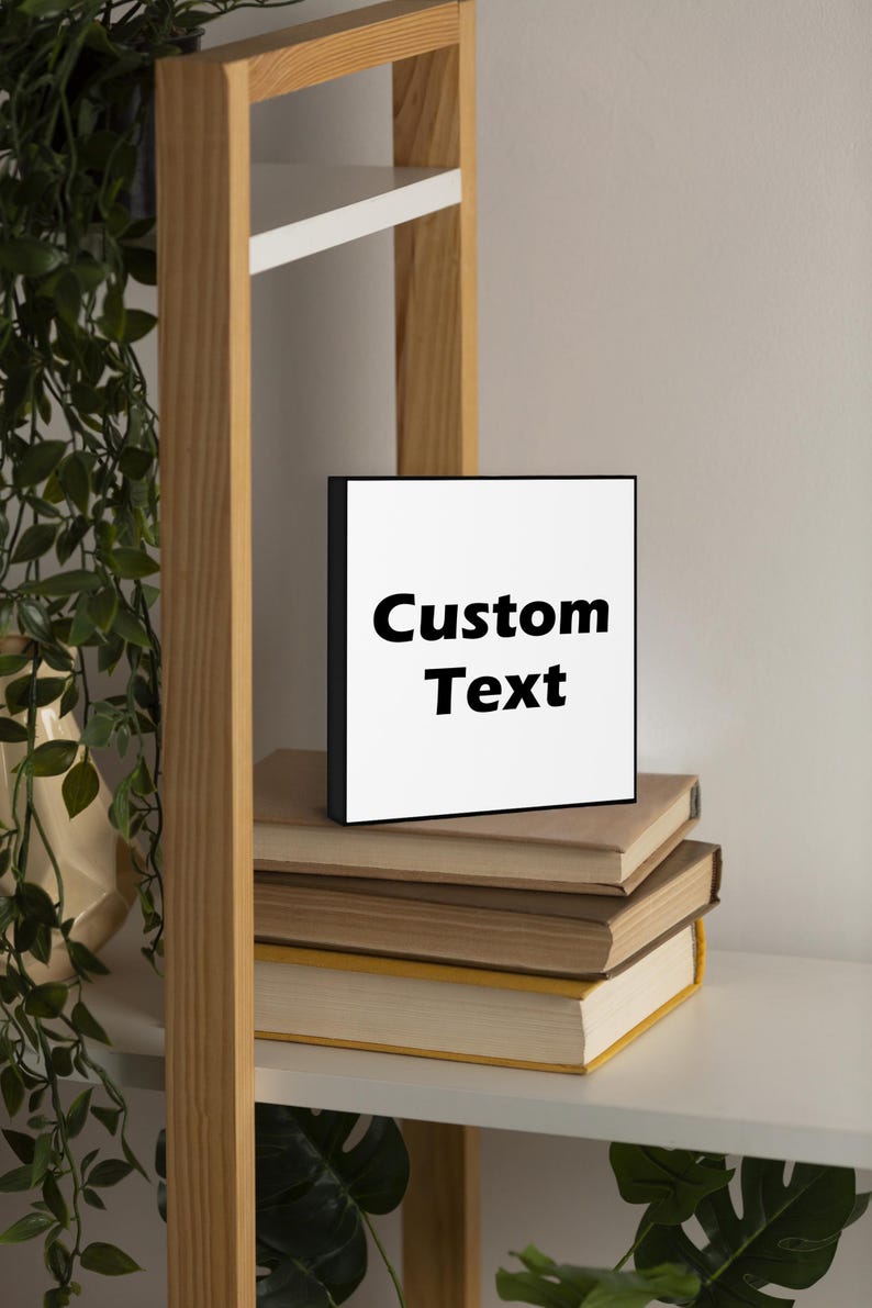 Custom Mini Light Box, Personalized LED Sign With Your Text, Lightbox ...