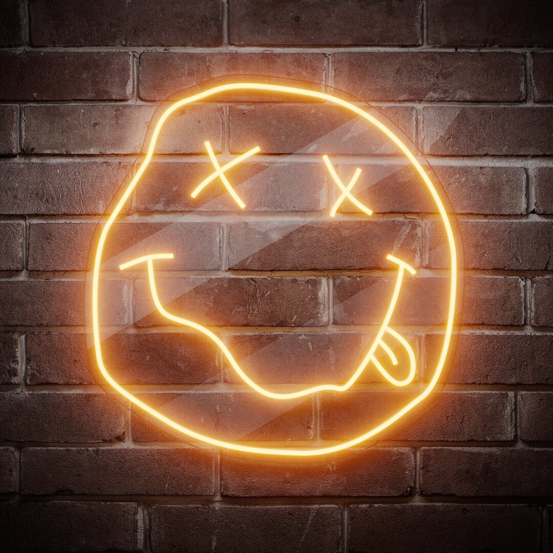Smiley Face Neon Sign, Led Neon Sign, Smile Neon Sign, LED Light for ...
