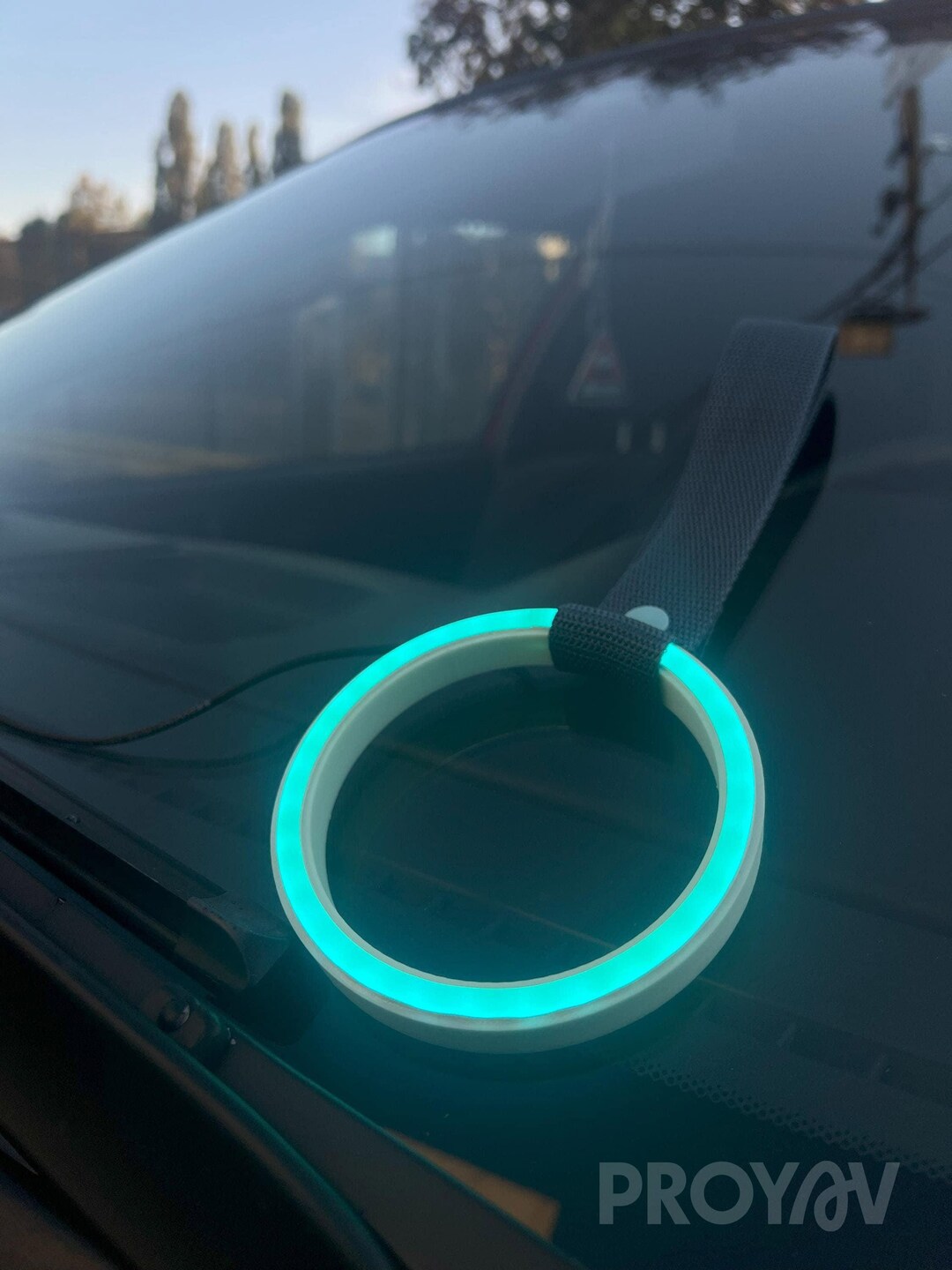 LED Neon Tsurikawa, JDM Car Interior Accessory, Neon Ring Handle - Etsy