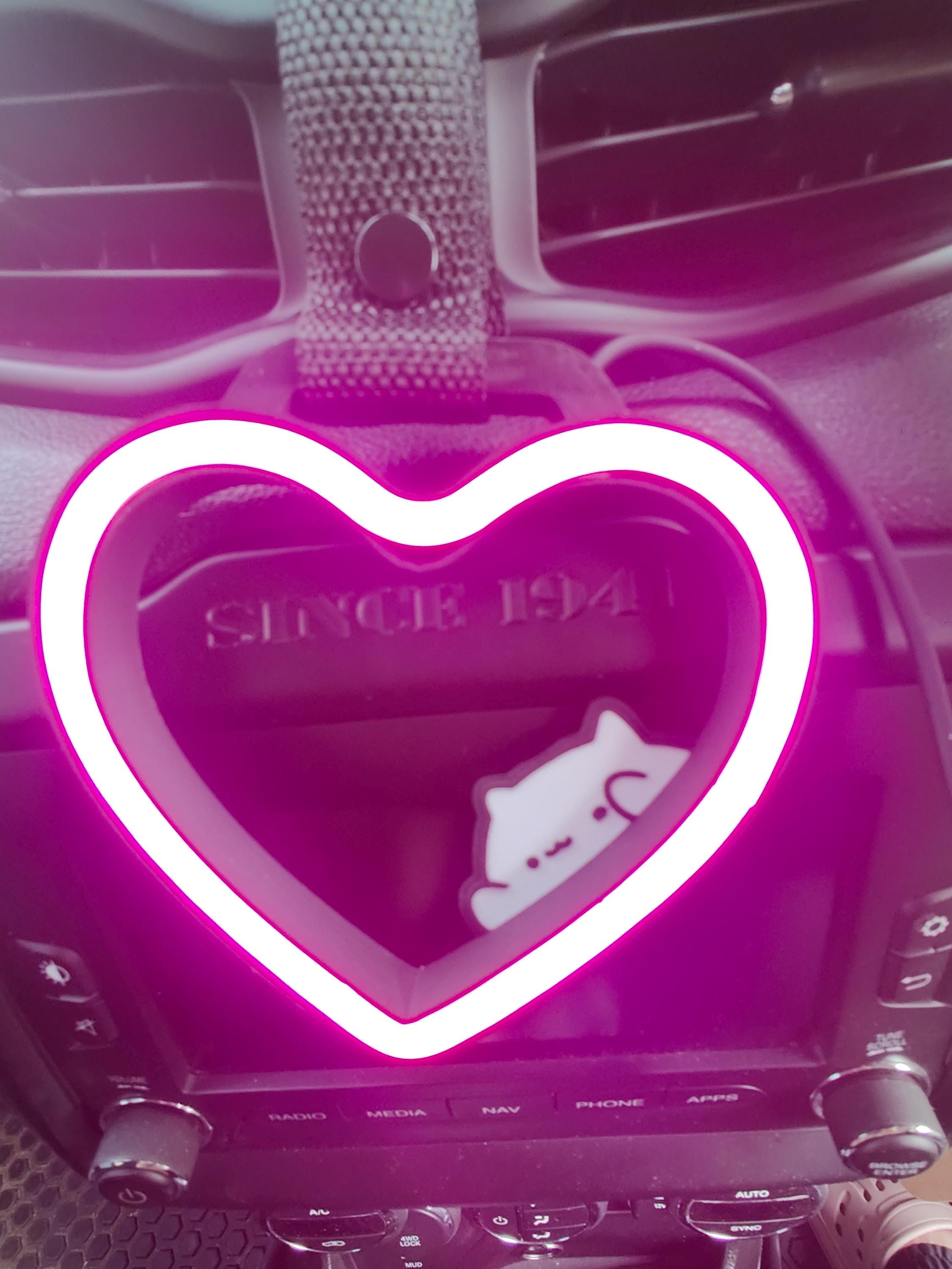 LED Neon Ring Tsurikawa, Domo JDM Car Decor, LED Tsurikawa, Domo Car ...