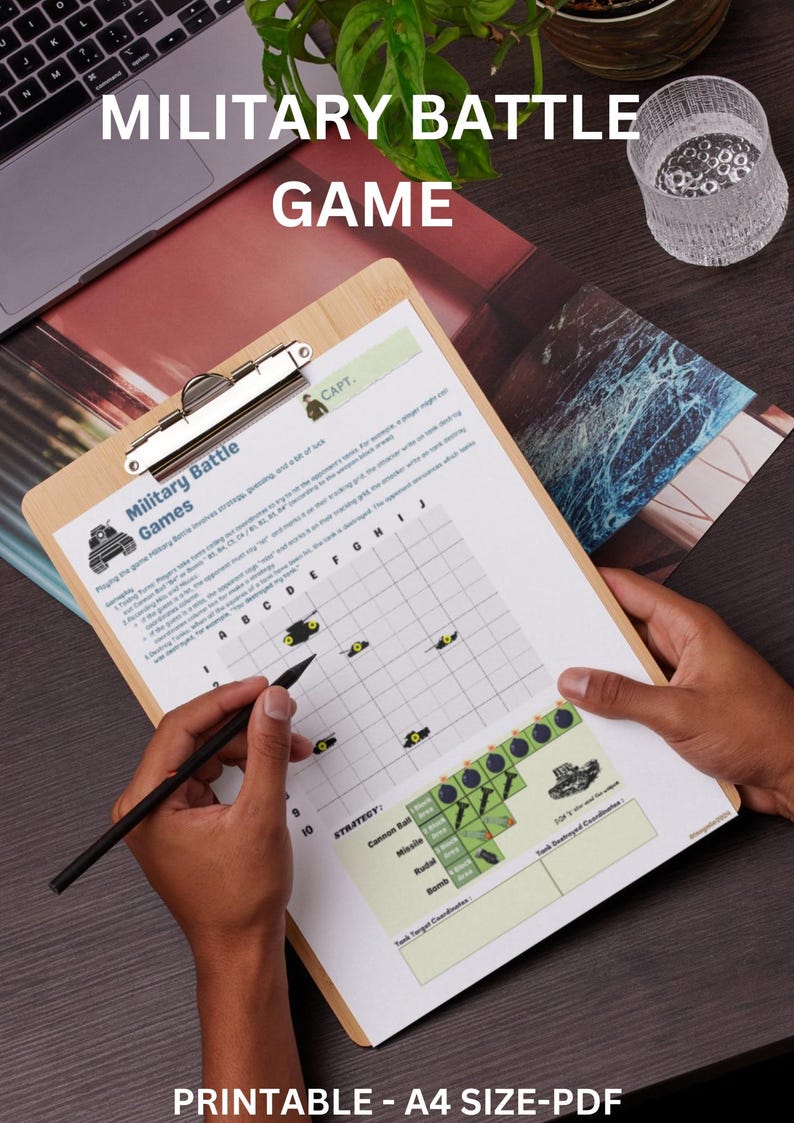 Printable Military Battle Games for Kids and Adult : Easy to Print and ...