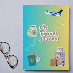 My Travel Journal Printable PDF | Vacation & Holiday Memory Book for ...