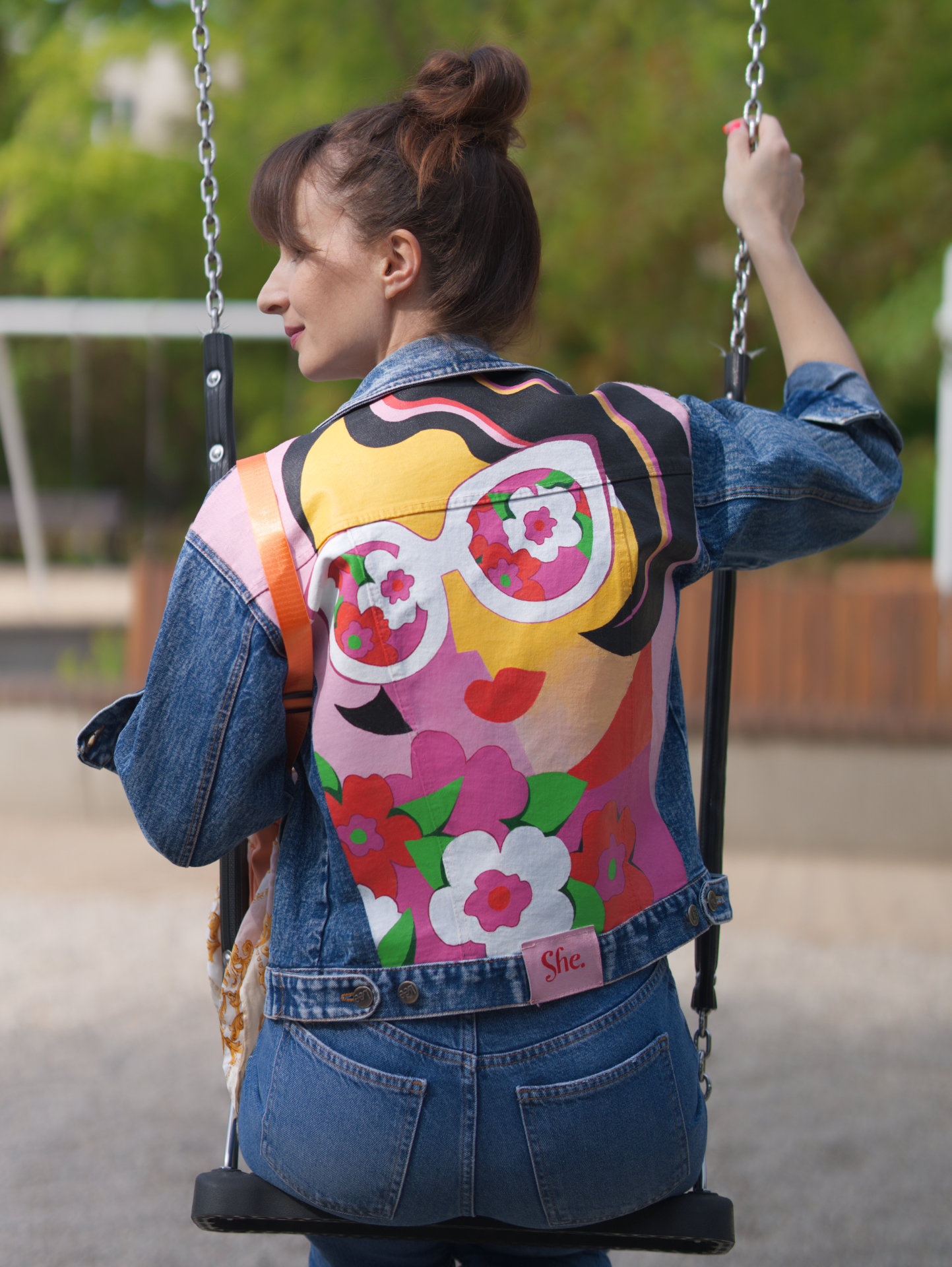 Hand Painted Jacket, Handpainted Denim Jacket, Custom Jacket, Hand ...