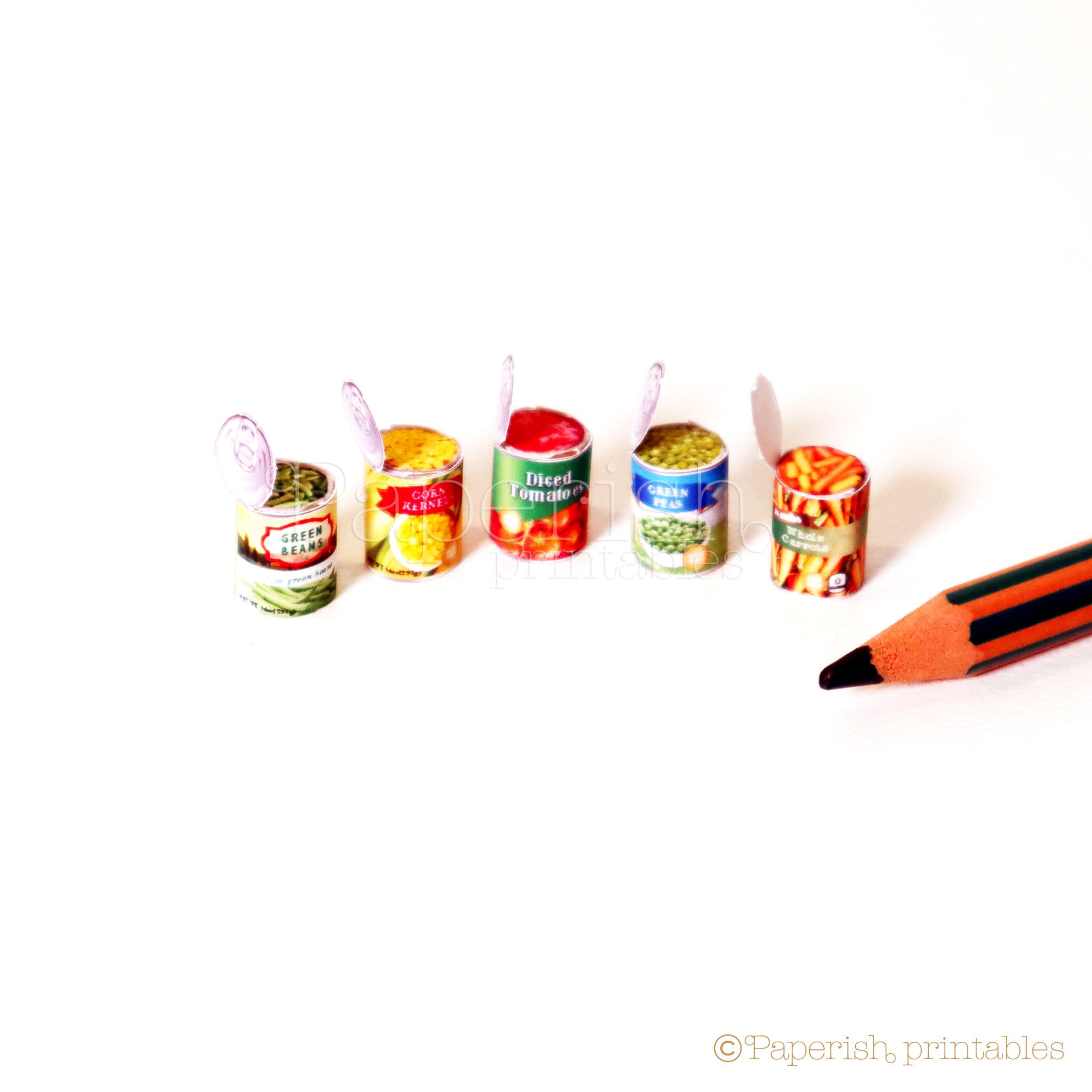 1/12 CANS BUNDLE 15 Designs PRINTABLES Doll Food Printables - Etsy