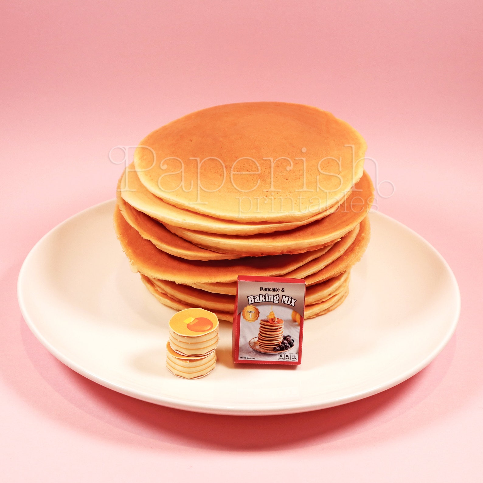 1/6 Scale BAKING Mix Miniature Printables | Doll Food Printables, Doll ...