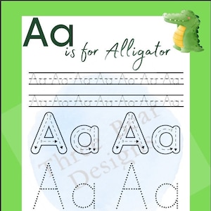 Handwriting A-Z Worksheets ANIMALS - Digital Download Ready to Print - Etsy