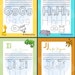 Handwriting A-Z Worksheets ANIMALS - Digital Download Ready to Print - Etsy