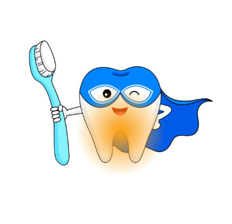 Cartoon Super Hero Tooth Character Png, Superhero Kills Tooth Decay Jng ...