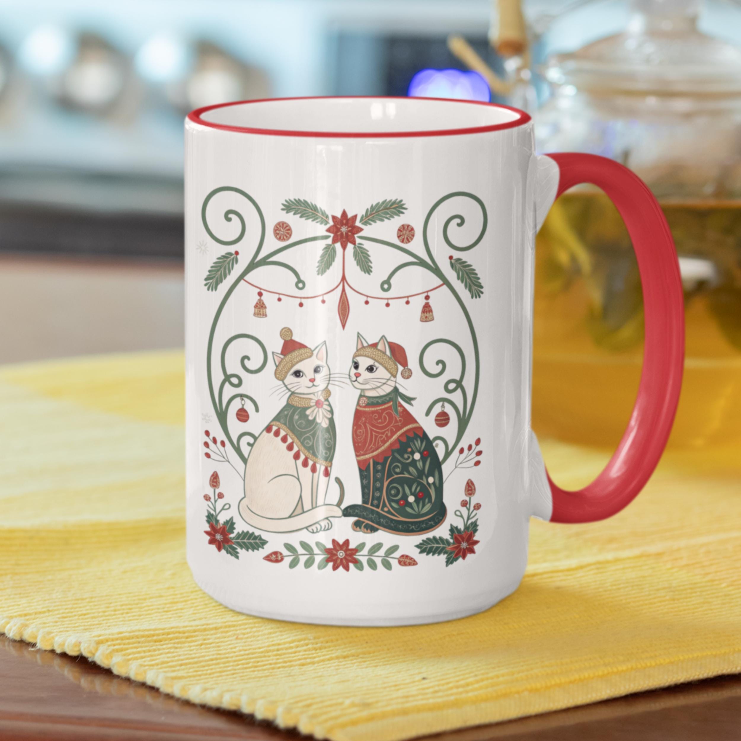 Scandinavian Folk Art Mug Swedish Gift Hygge Gift Scandinavian ...