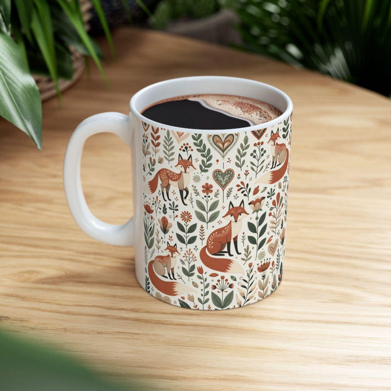 Fox Mug - Etsy