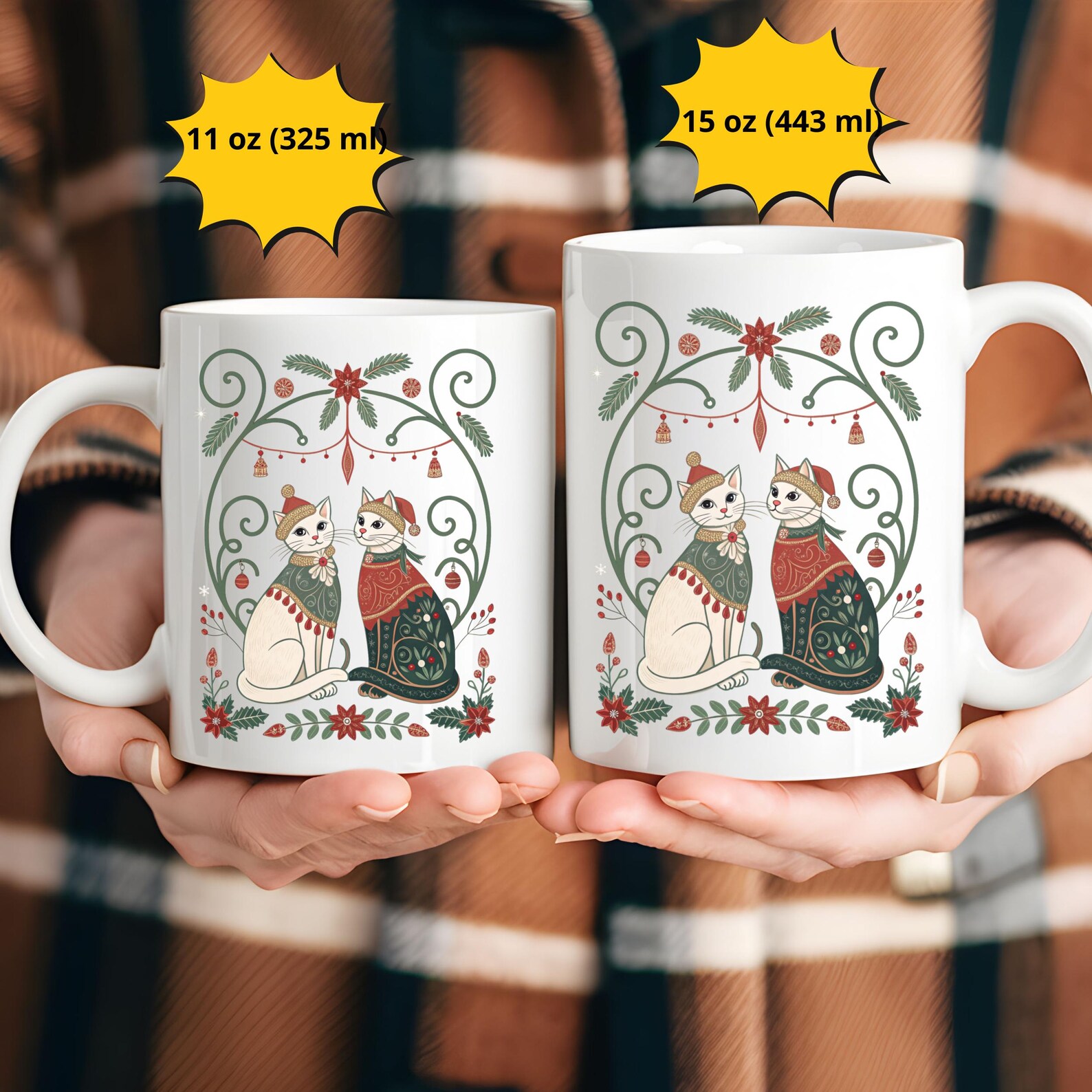 Scandinavian Folk Art Mug Swedish Gift Hygge Gift Scandinavian ...