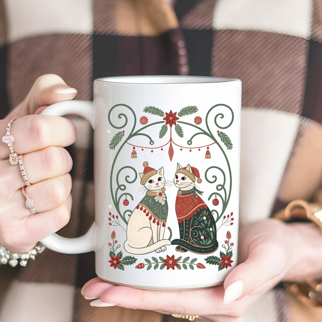 Scandinavian Folk Art Mug Swedish Gift Hygge Gift Scandinavian ...