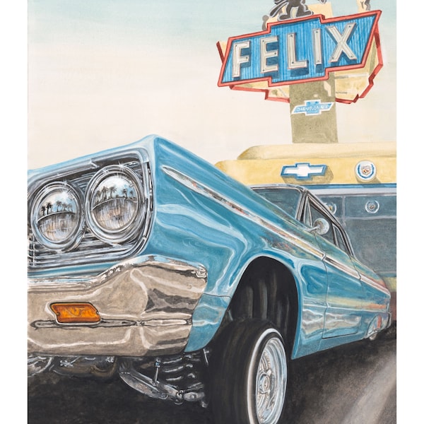 Lowrider Painting - Etsy