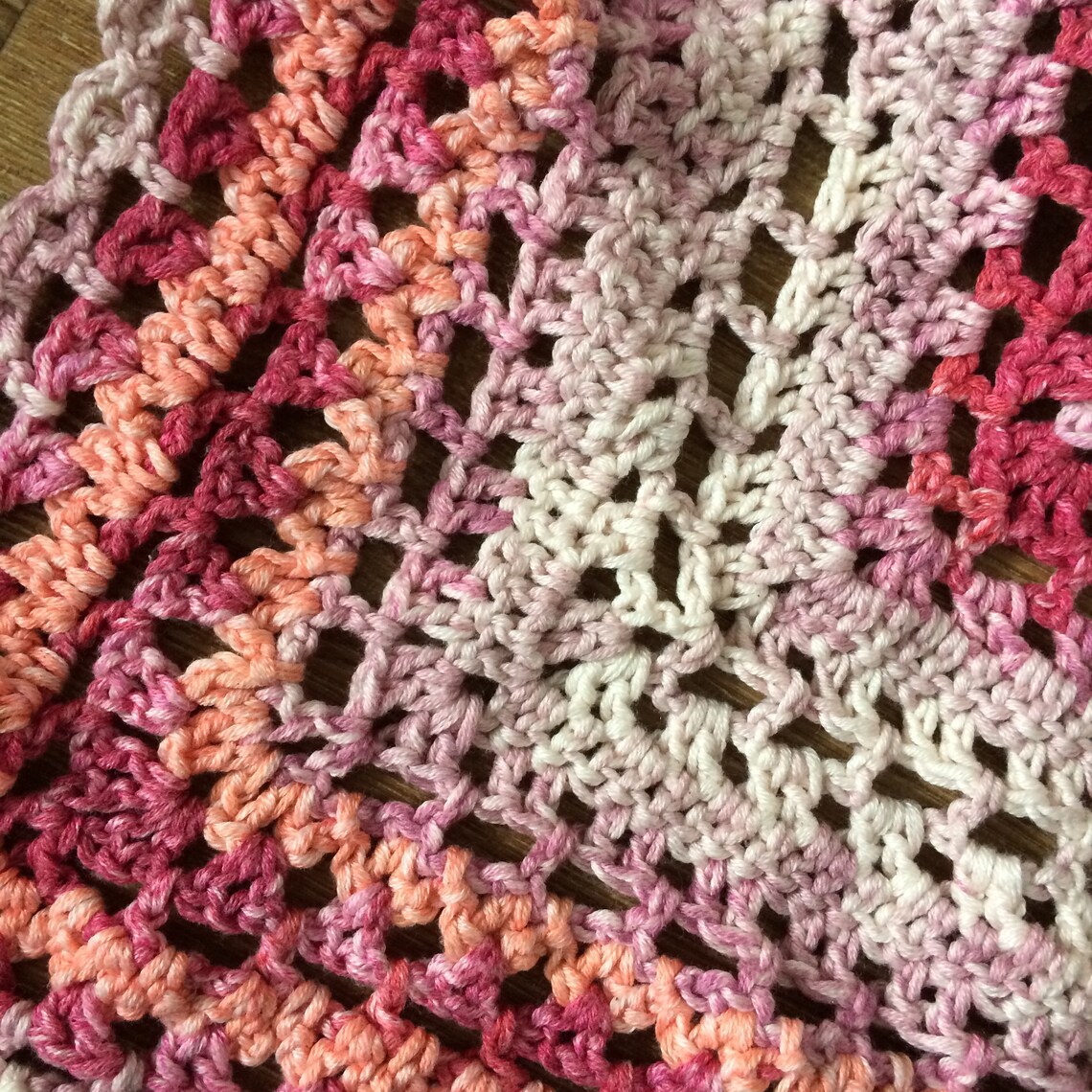 Crochet Shawl Pattern Reading in the Garden Top Down - Etsy