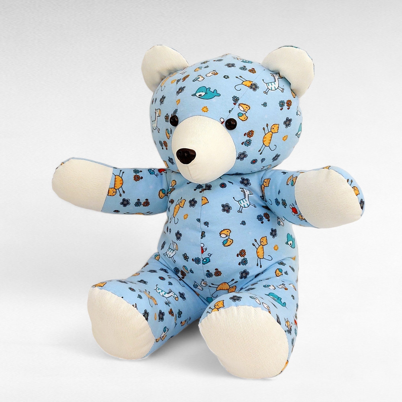 Memory Bear Pattern, Keepsake Bear Sewing Pattern, Teddy Bear, Stuffed ...