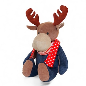 Christmas Moose Sewing Pattern: Stuffed Animal Toy (PDF Pattern) - Etsy