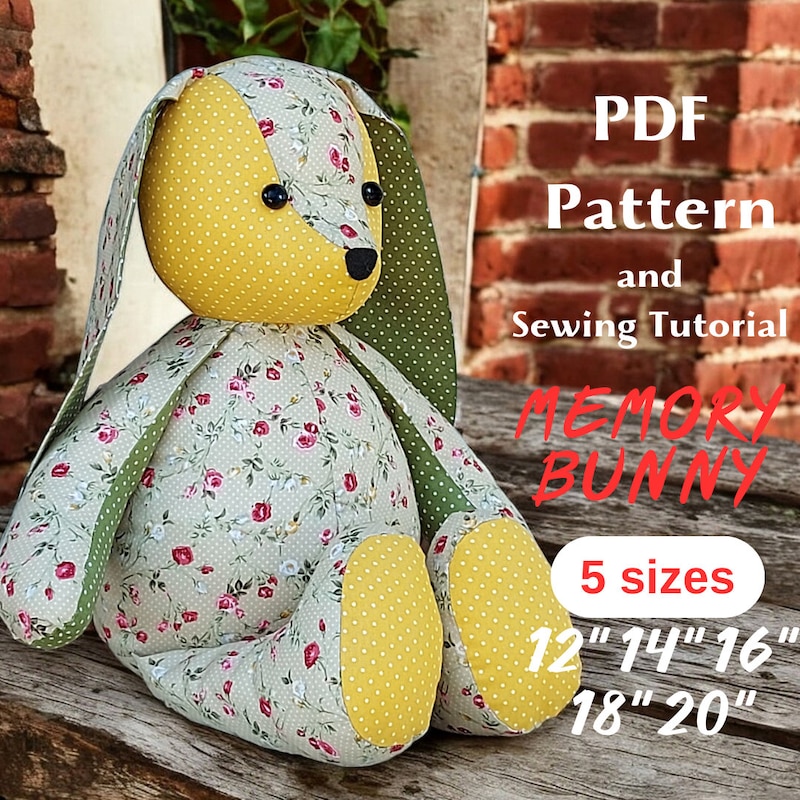Bunny Sewing Pattern - Etsy