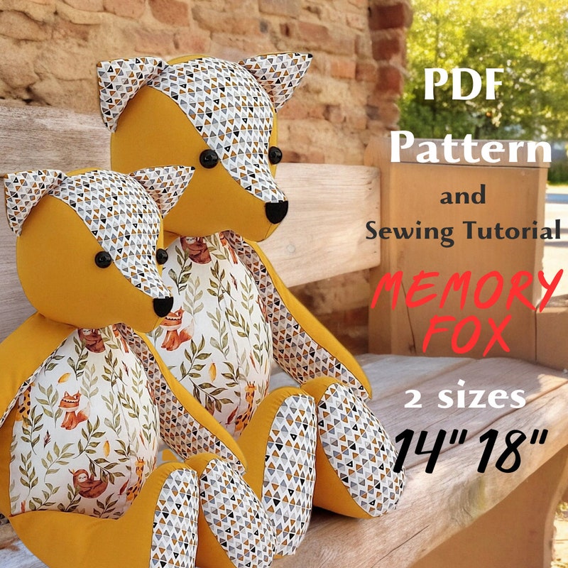 Fox Sewing Pattern - Etsy