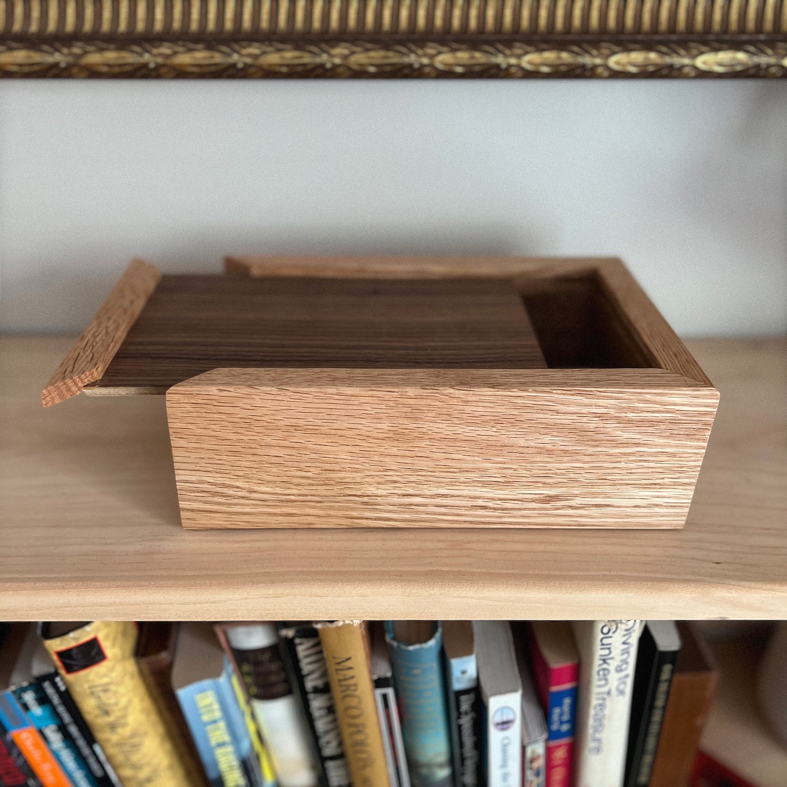 Wooden Box With Sliding Lid - Etsy