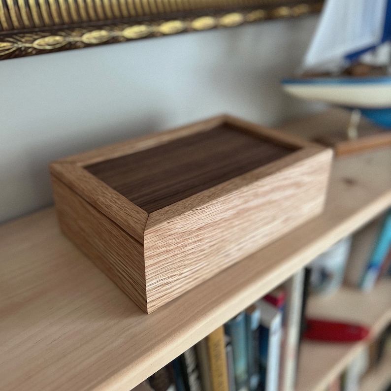 Wooden Box With Sliding Lid - Etsy