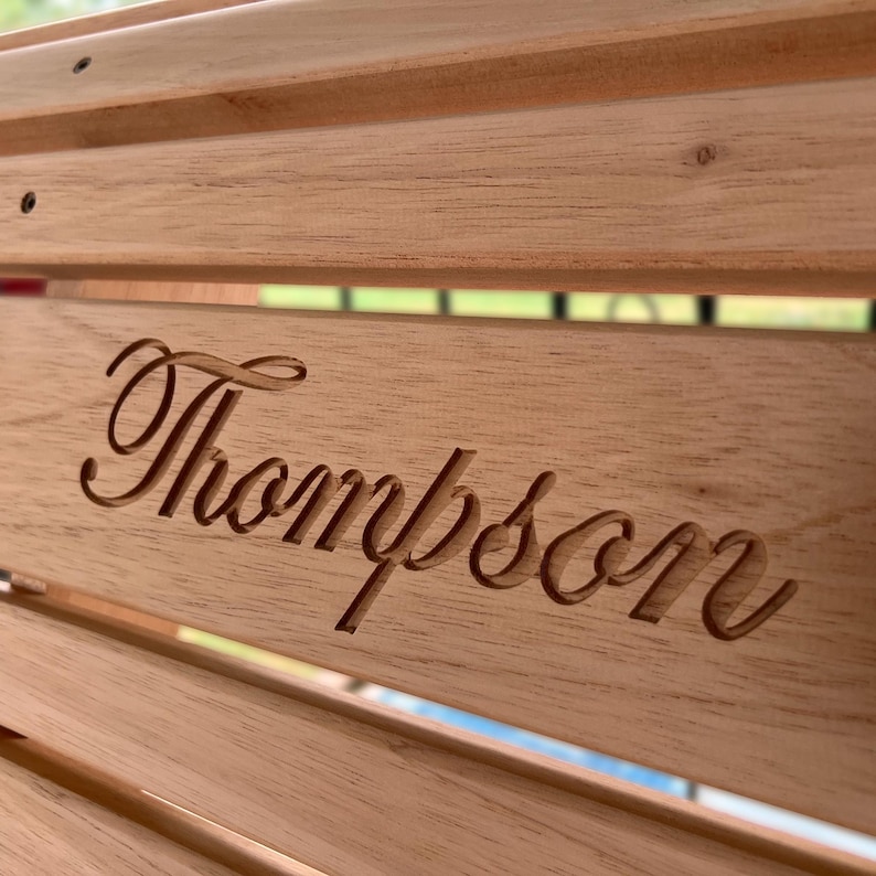 Porch Swing - Customized - Spanish Cedar - Etsy