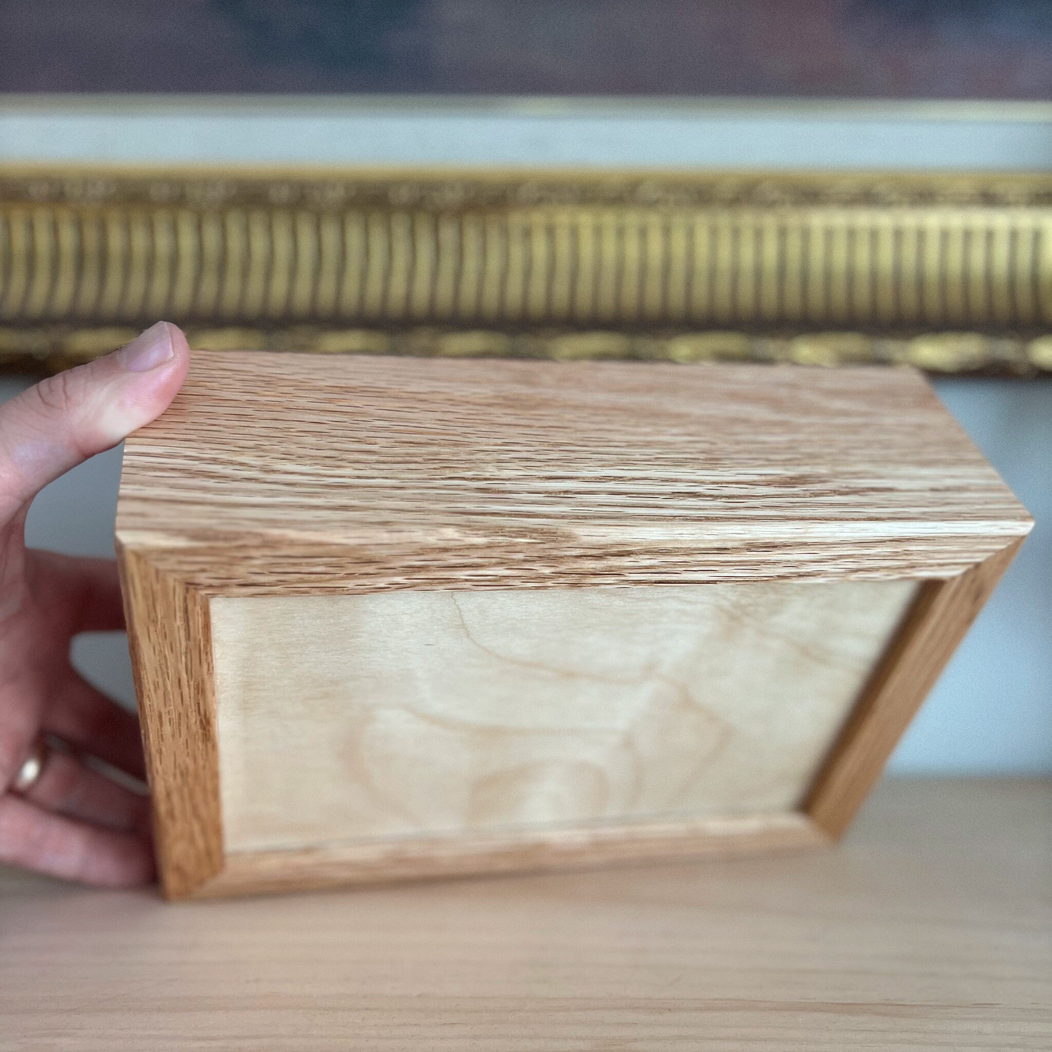 Wooden Box With Sliding Lid - Etsy