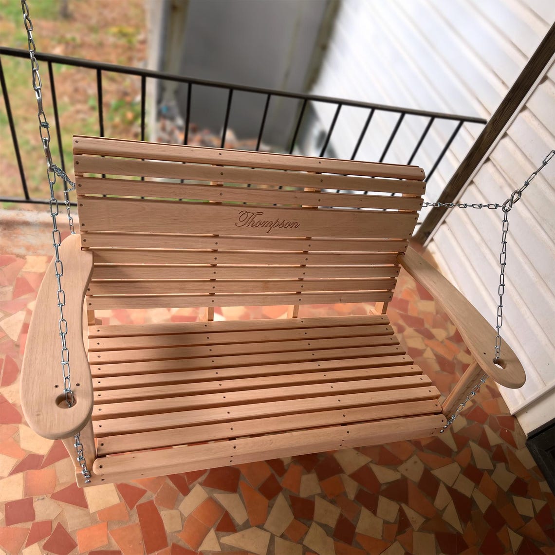 Porch Swing - Customized - Spanish Cedar - Etsy