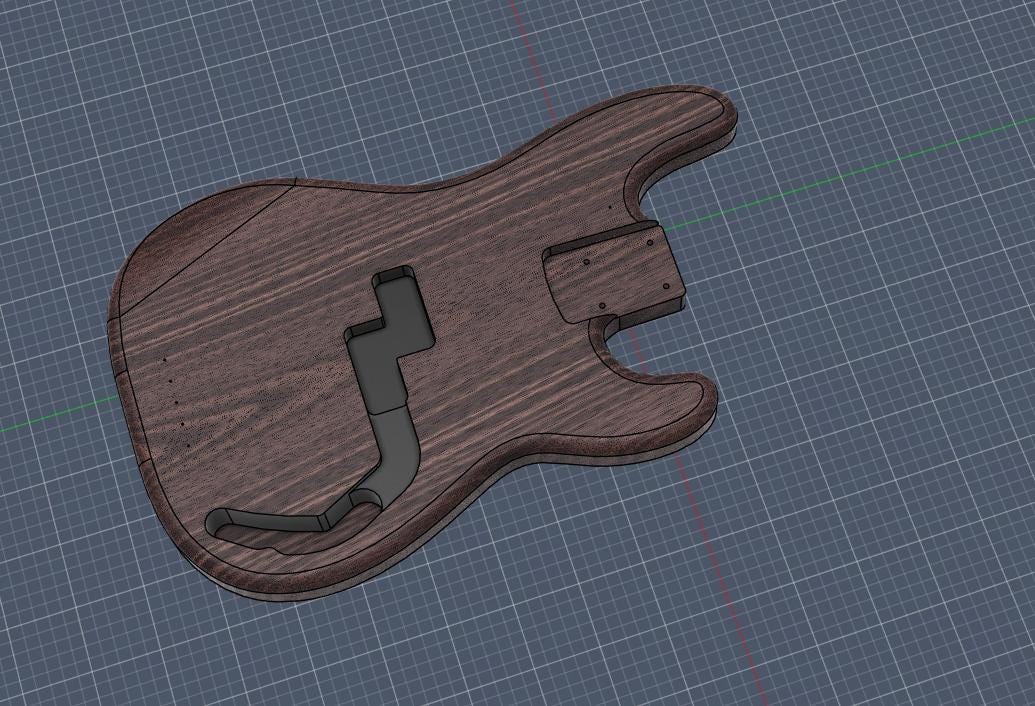 Fender Precision Bass Cnc Model - Etsy