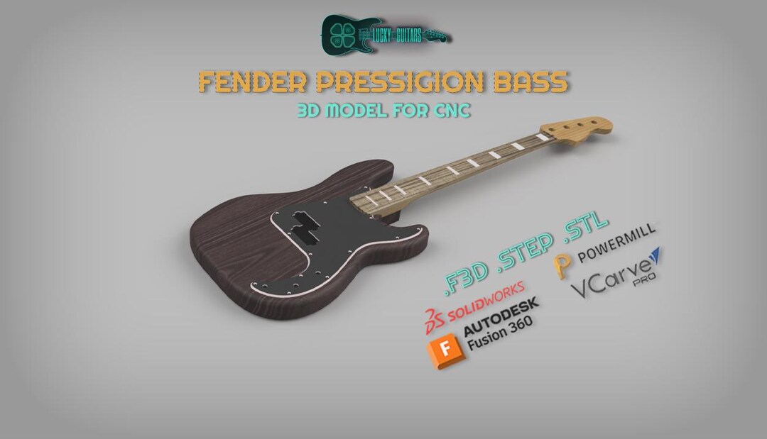 Fender Precision Bass Cnc Model - Etsy