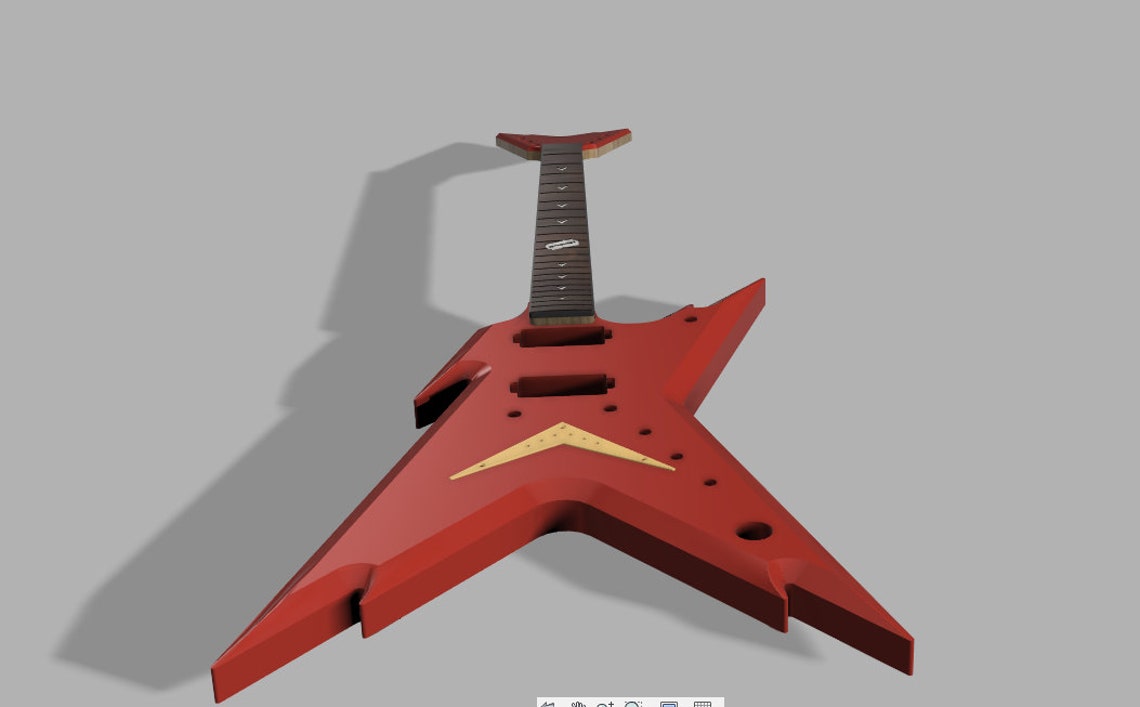 Dean ML Dime Razorback Model for Cnc - Etsy