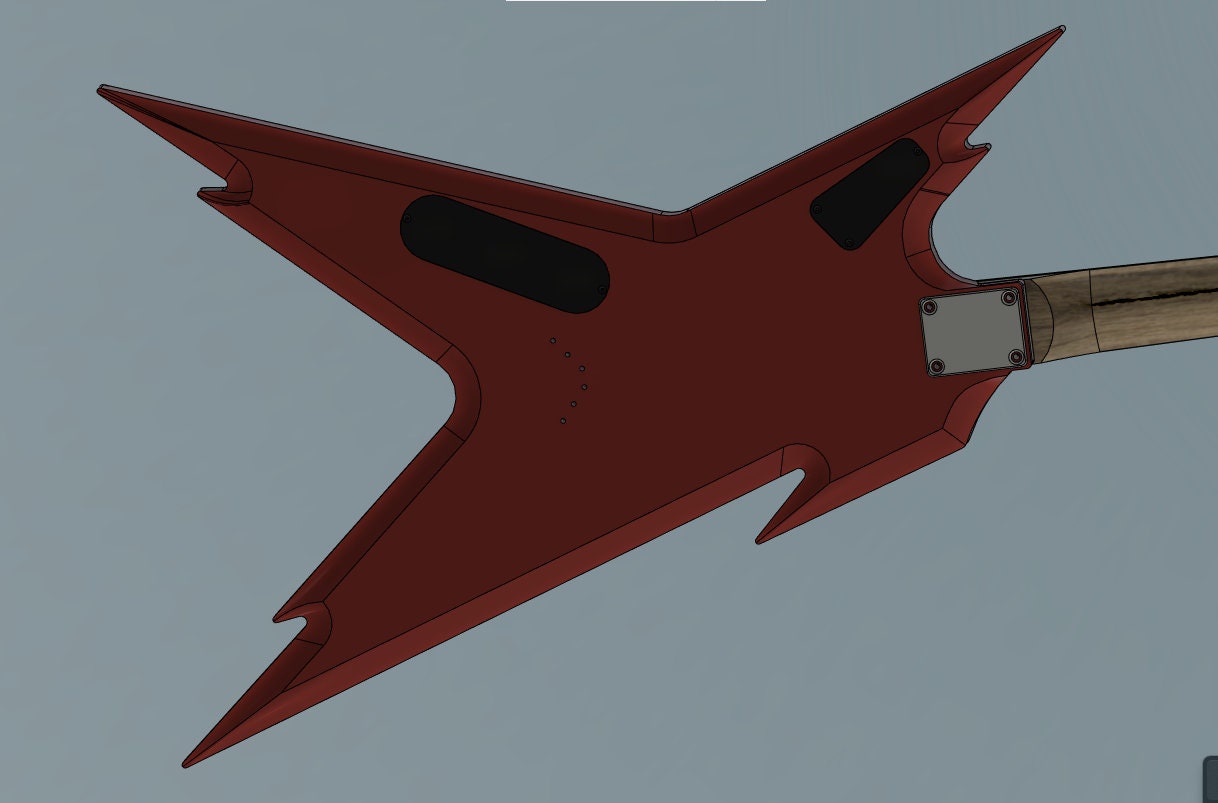 Dean ML Dime Razorback Model for Cnc - Etsy