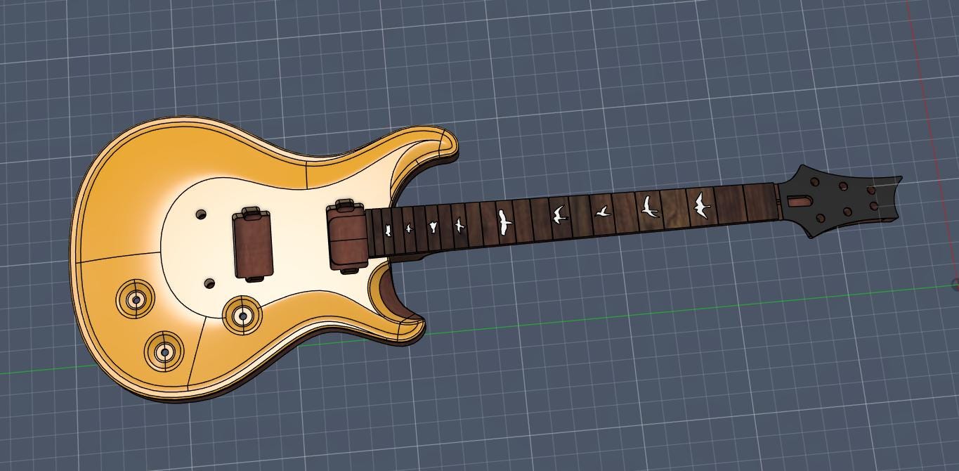 PRS Custom 22 Cnc Model - Etsy