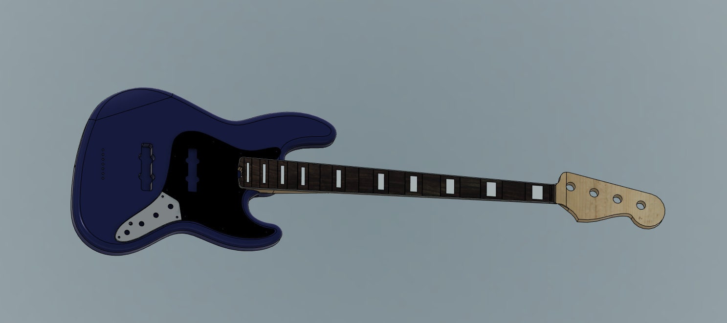Fender Jazz Bass Elite Cnc Model - Etsy