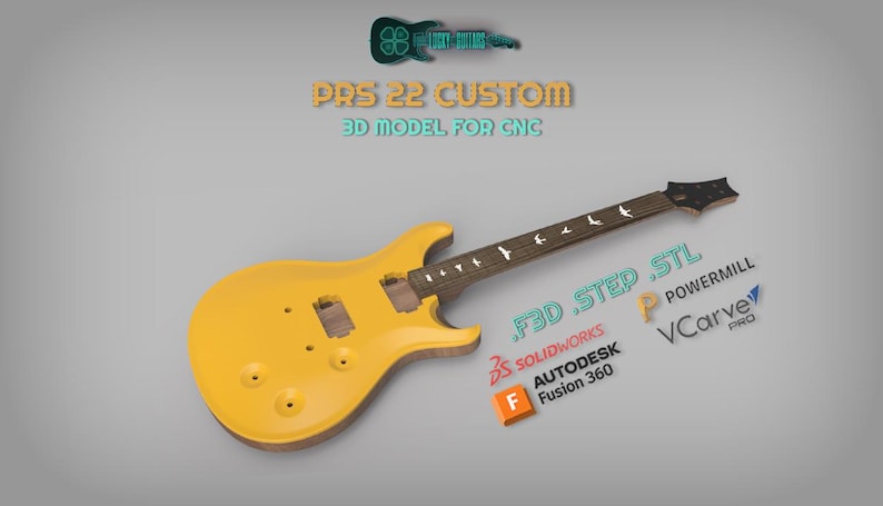 PRS Custom 22 Cnc Model - Etsy