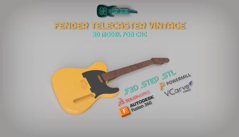 Fender Telecaster Vintage '52 Cnc File - Etsy