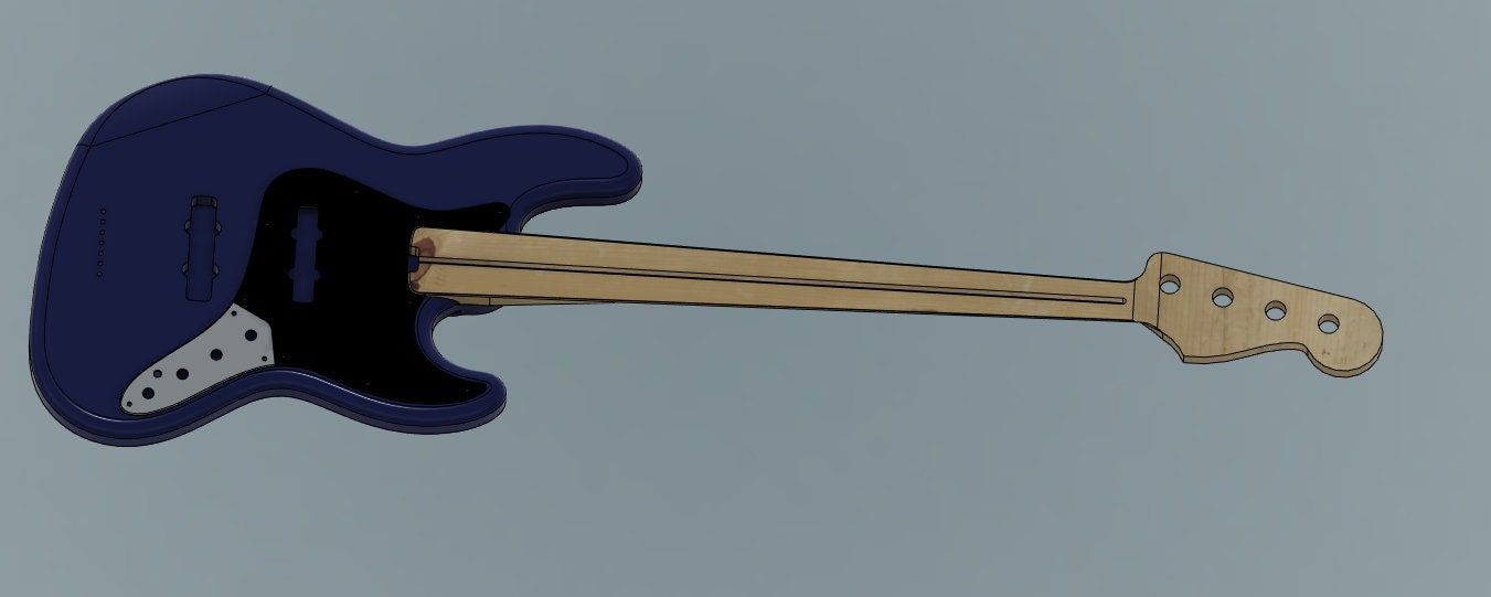 Fender Jazz Bass Elite Cnc Model - Etsy