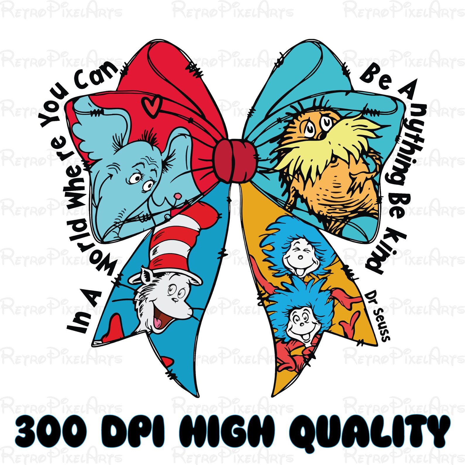 Dr Seuss Day PNG, Dr Suess Coquette Png, Cat in the Hat Png, Dr Suess ...