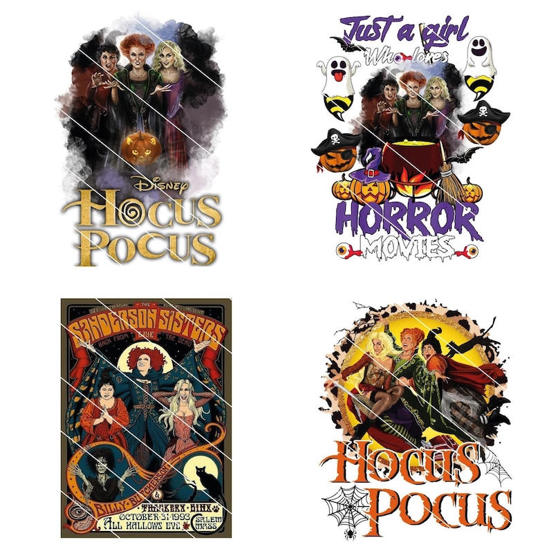 Hocus Pocus PNG Bundle, Halloween Png, Sanderson Sisters Png, Hocus ...