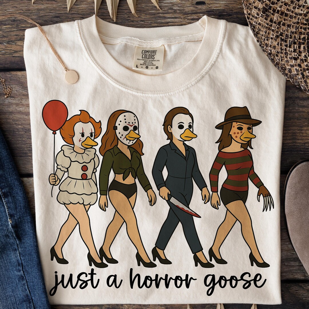 Just a Horror Goose Png, Halloween Silly Goose Clipart, Halloween Goose ...
